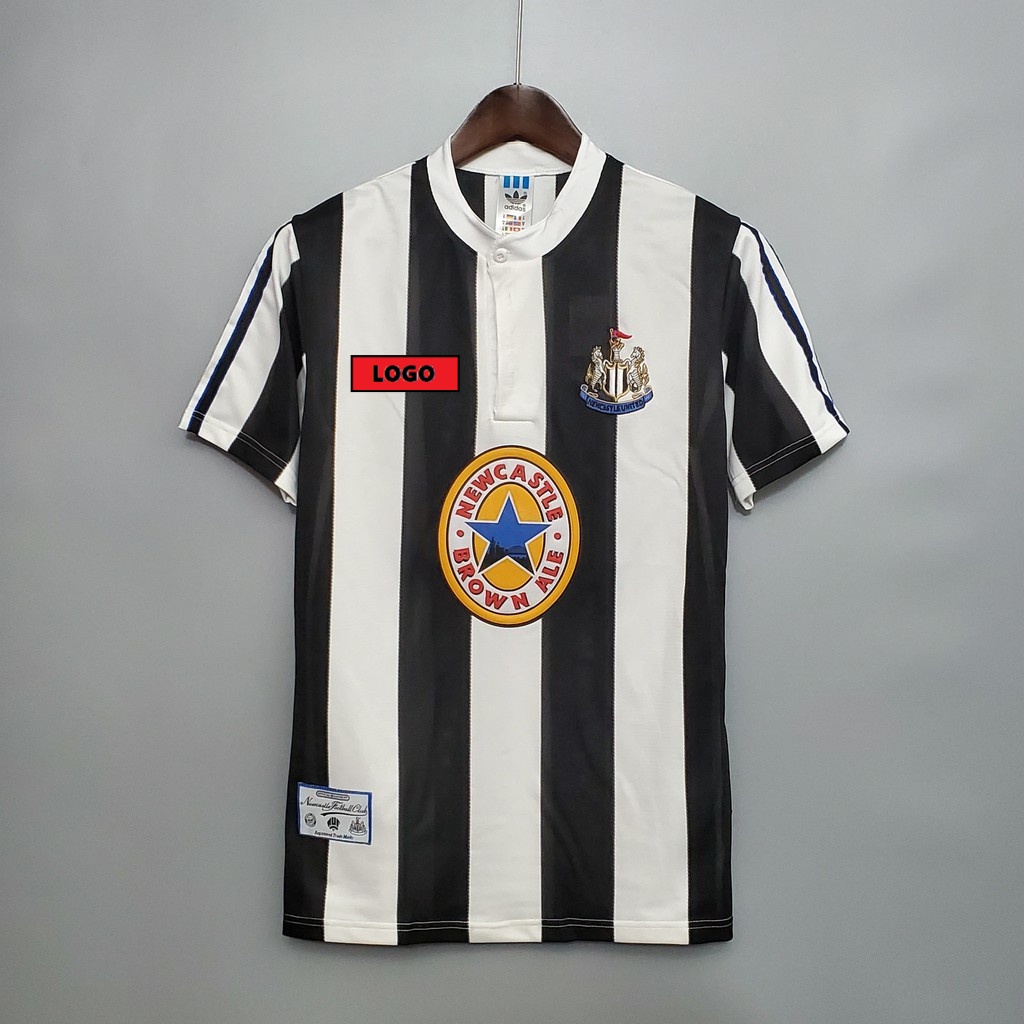 เสื้อกีฬาแขนสั้น ลายทีมชาติฟุตบอล NUFC 95-97 ชุดเหย้า สไตล์เรโทร ...