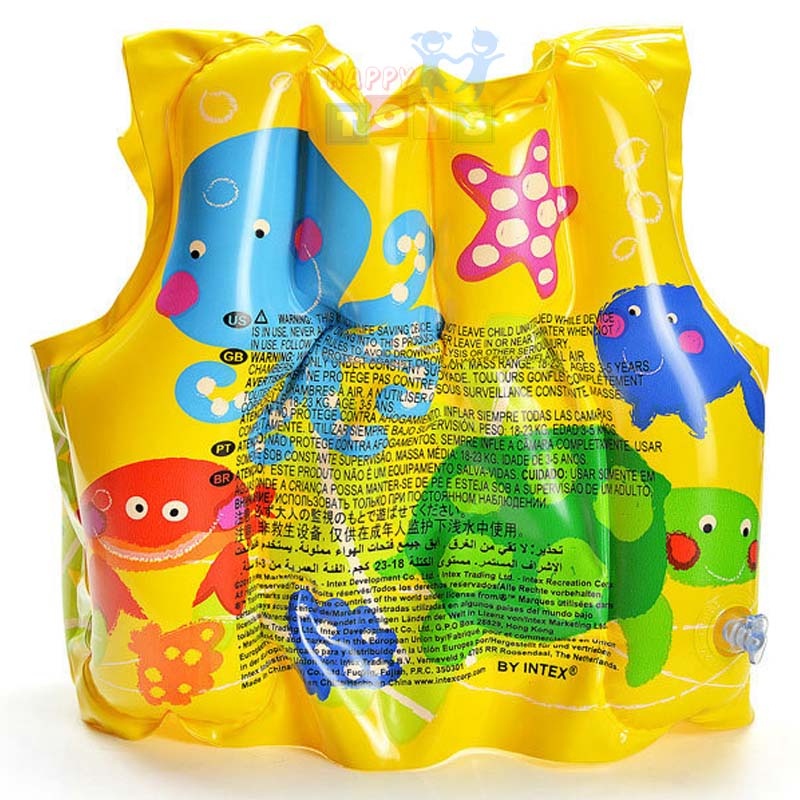 ปลอกแขนชูชีพ Intex รุ่น 59661 เสื้อชูชีพเป่าลม ลายเพื่อนสัตว์ทะเล ขนาด ...