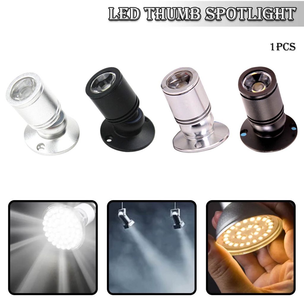 1W Mini Spotlights Indoor Recessed Ceiling Showcase Under-Cabinet ...