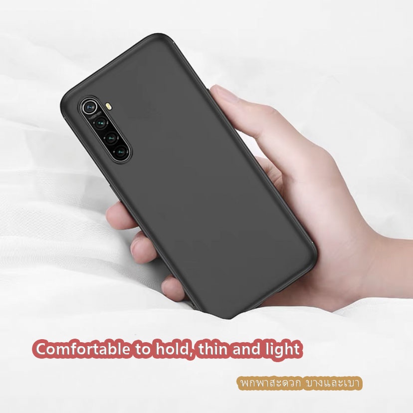 Realme XT RMX1921 เคสเจลลี่ ผิวด้าน ยืดหยุ่น นิ่ม ฝาหลังเจล ยางซิลิโคน ...