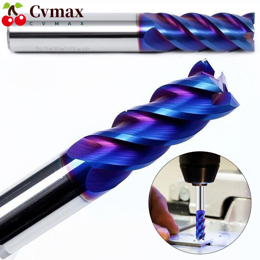 Cvmax ดอกเอ็นมิลทังสเตนเหล็ก 1 1.5 2 2.5 3 3.5 4 มม. ยาว 50 มม. 4 ฟลุต | Shopee Thailand