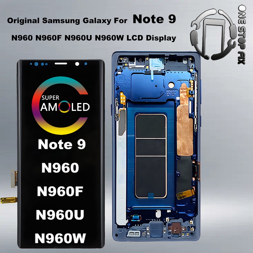 ต้นฉบับสําหรับ Samsung Galaxy Note 9 LCD N960 N960F จอแสดงผล Touch Scree | Shopee Thailand