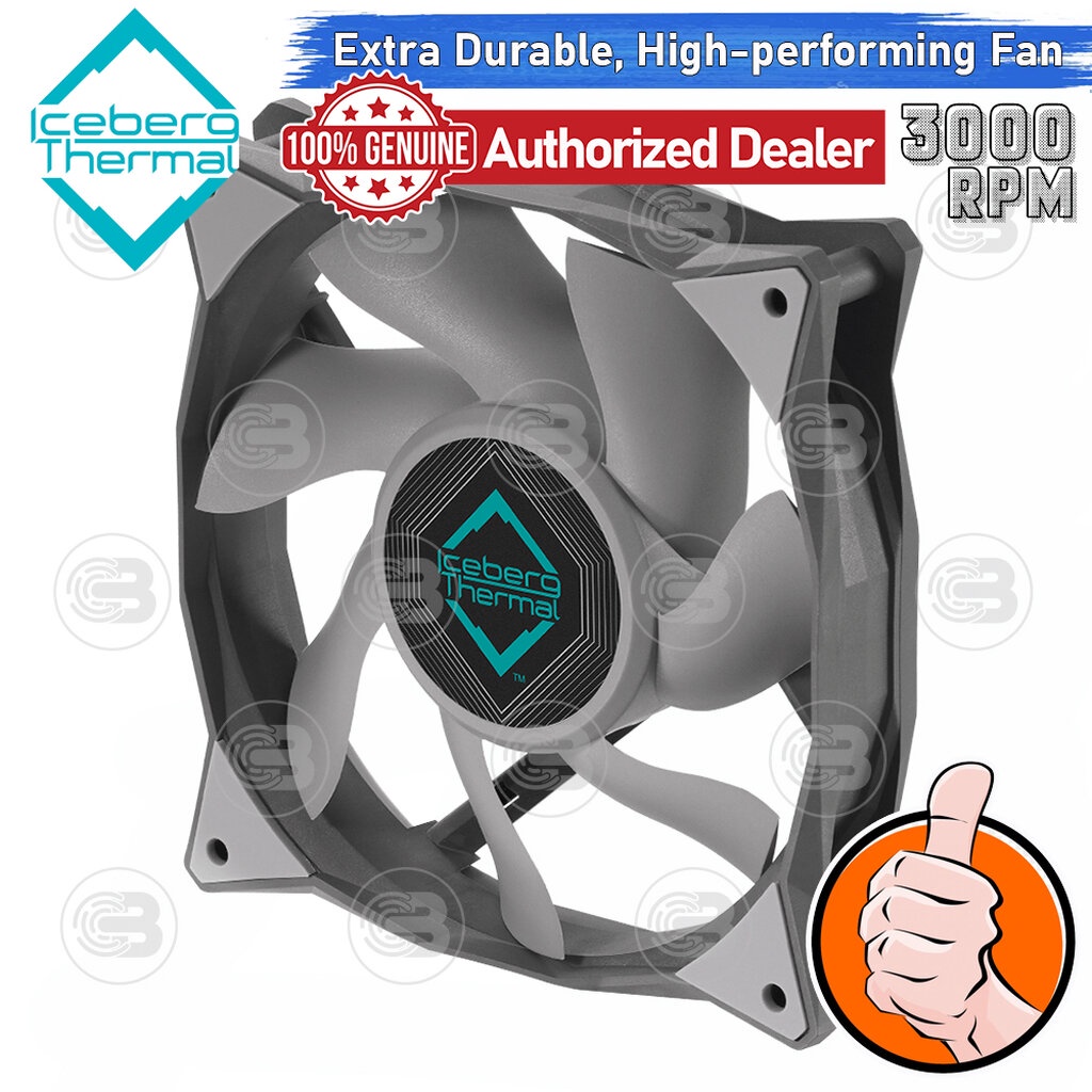 [CoolBlasterThai] Iceberg Thermal IceGALE Xtra 120 Gray Fan Case (size ...