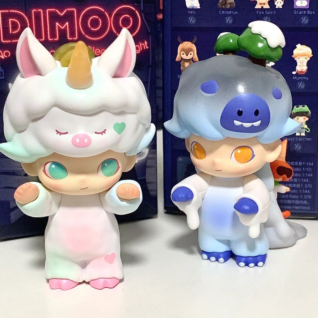 Popmart กล่องสุ่ม Dimoo แฮนด์เมด ไม่หลับ เลือกได้ สําหรับเก็บ ...