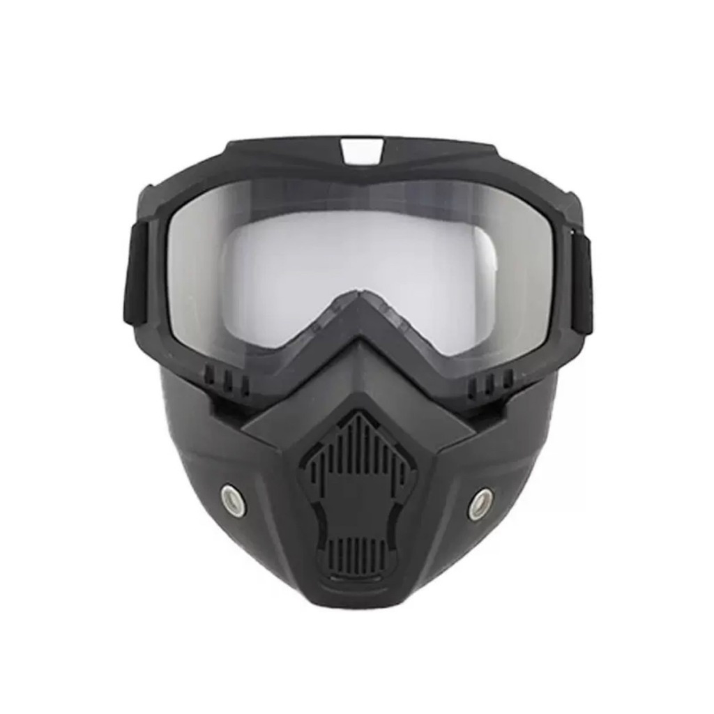 Driving mask หน้ากากหมวกกันน็อค แว่นวิบาก ใส่กันลม กันแดด ใส่ตัดหญ้า ...