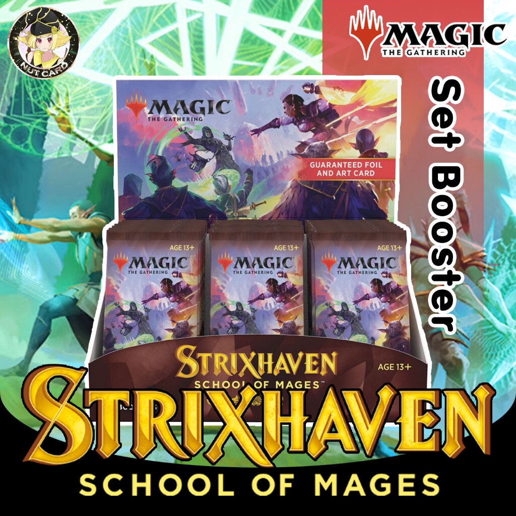 [MTG] StrixHaven school of mages Set Booster Box English | Shopee Thailand