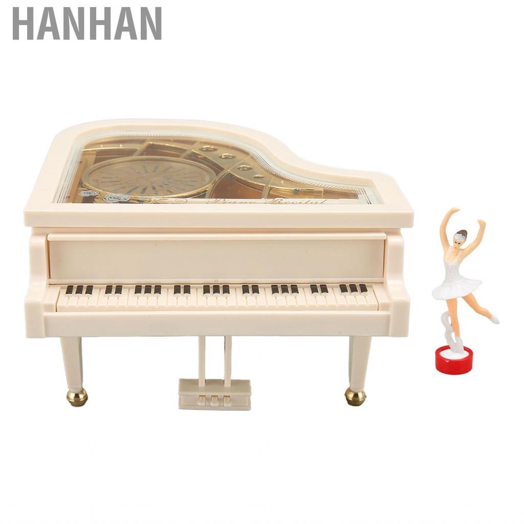 Hanhan Music Box Decoration Piano Innovative Hand Painted Clear Sound ...