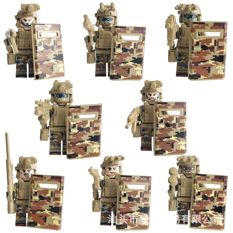 ชุดตัวต่อฟิกเกอร์ Ghost SWAT ขนาดเล็ก ของเล่นสําหรับเด็ก | Shopee Thailand