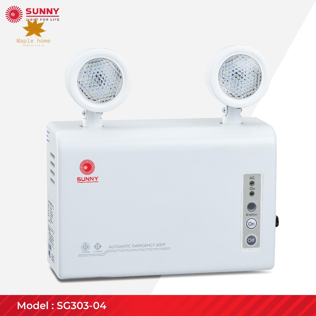 New ♞,♘[แถมฟรี รีโมท] SUNNY SMART Emergency Light โคมไฟฉุกเฉิน รุ่น ...
