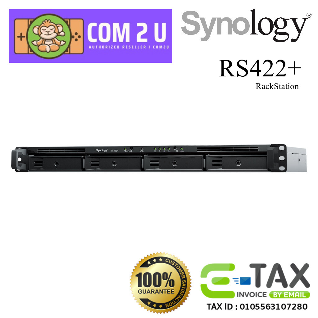 Synology RackStation RS422+ (HDD 4 Bays, AMD Ryzen R1600 2.6Ghz, 2GB ...