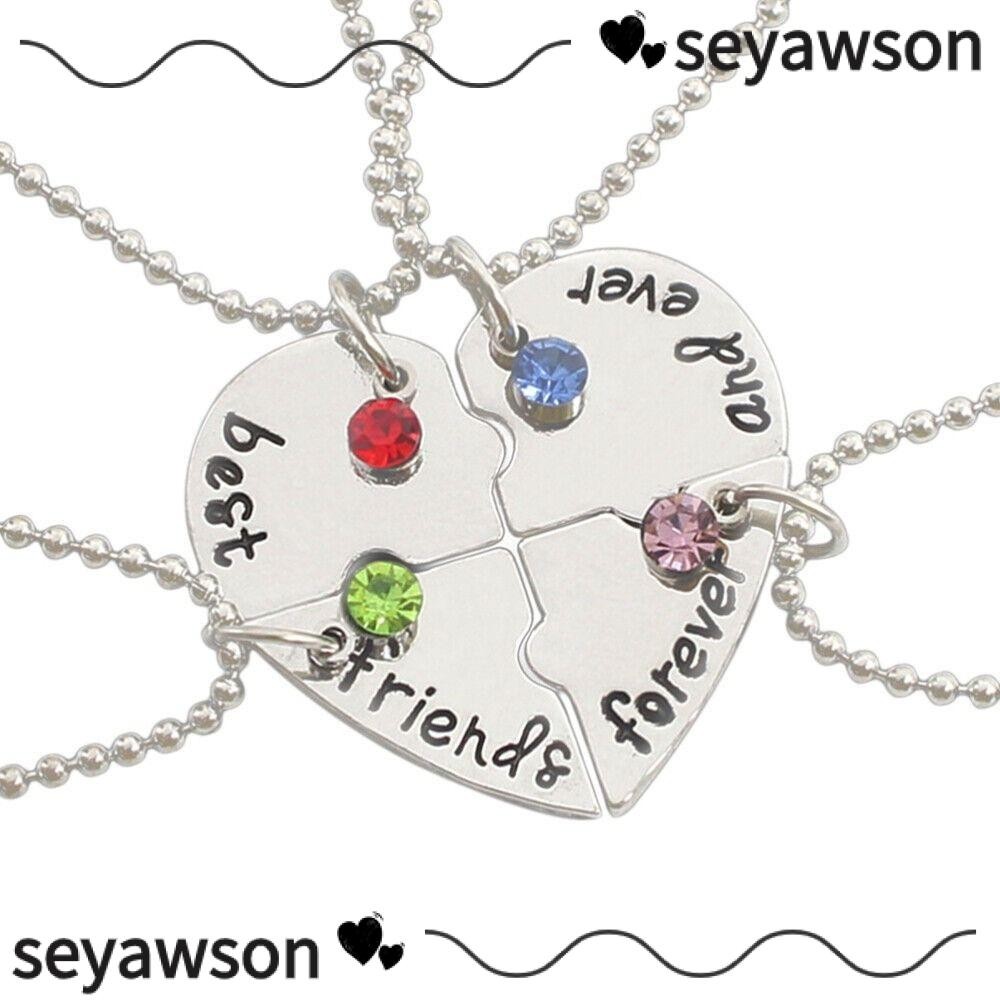 Seyawson 4 Bff Friend Best Friend Froever Nice Gift สร้อยคอสตรี ...