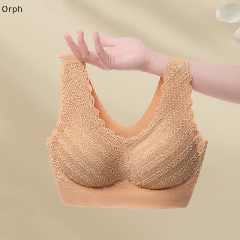 【Orph】ผู้หญิง ไร้รอยต่อ สีพื้น ใส่สบาย ไม่มีลวด PH | Shopee Thailand