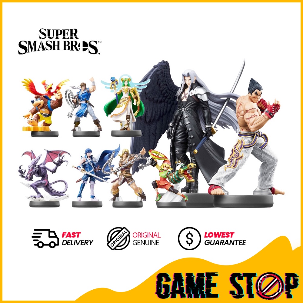 Amiibo Super Smash Bros Series - Pyra & Mythra, Terry, Byleth, Wario ...