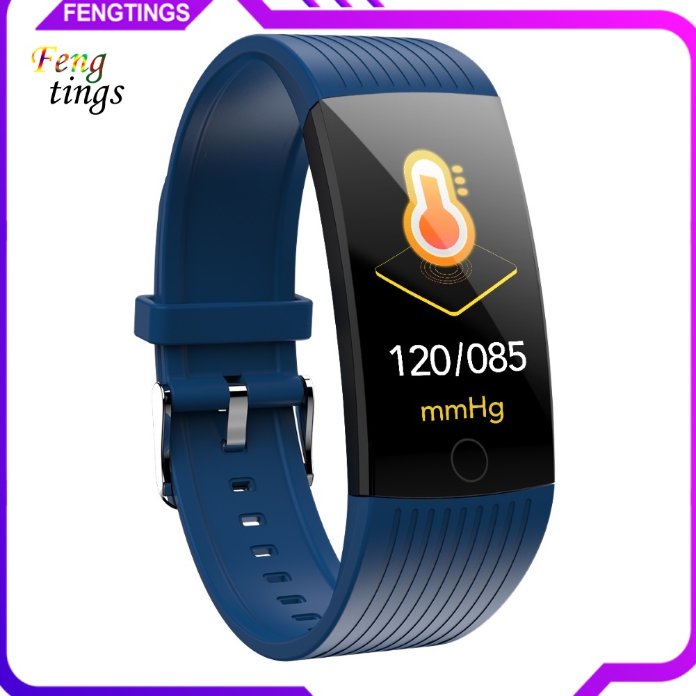 [Ft] Q18 สมาร์ทวอทช์ หน้าจอสี 114 นิ้ว วัดอัตราการเต้นหัวใจ BP | Shopee ...