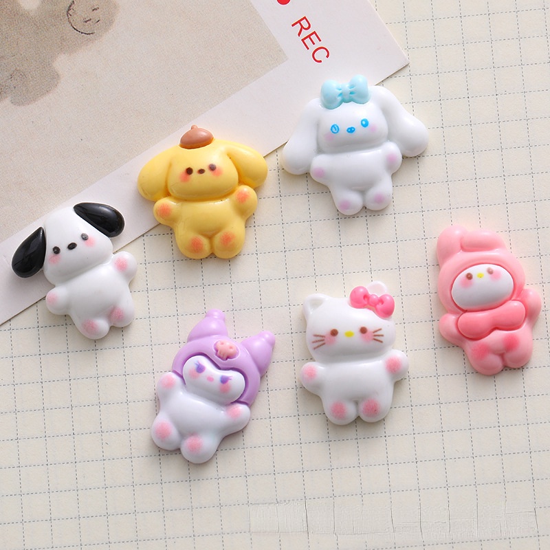 การ์ตูน Hello Kitty Crocs Jibbitz สําหรับเด็ก Kuromi My Melody Jibitz ...