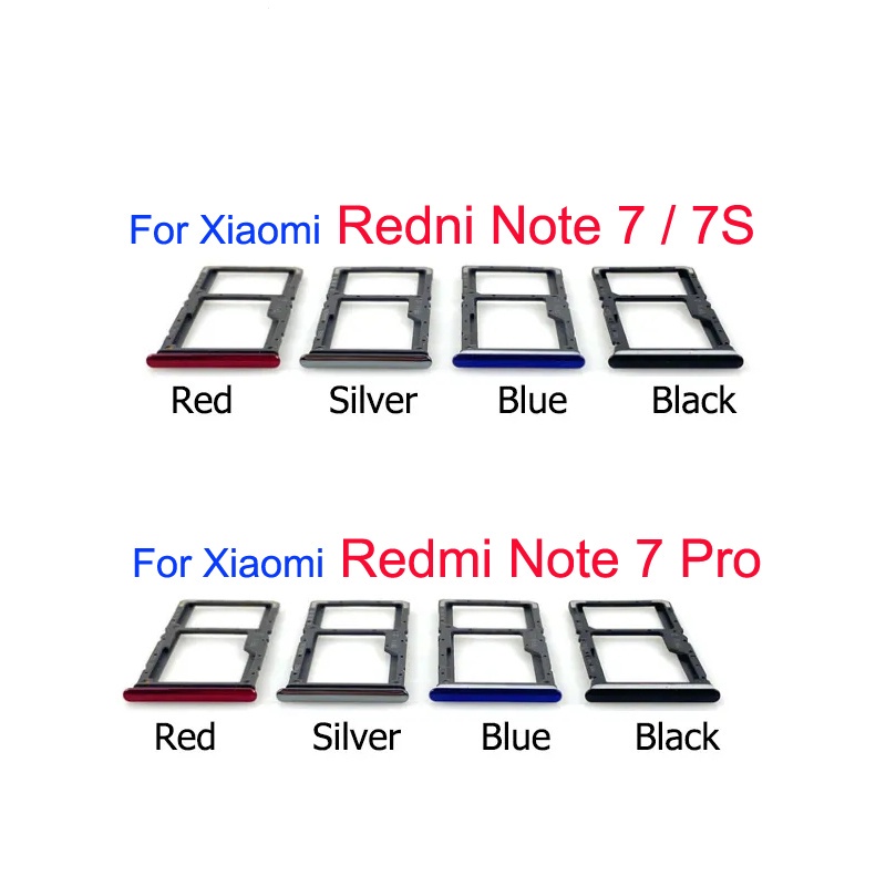 ใหม่ ถาดซิมการ์ด แบบเปลี่ยน สําหรับ Xiaomi Redmi Note 7 Pro 7S | Shopee ...