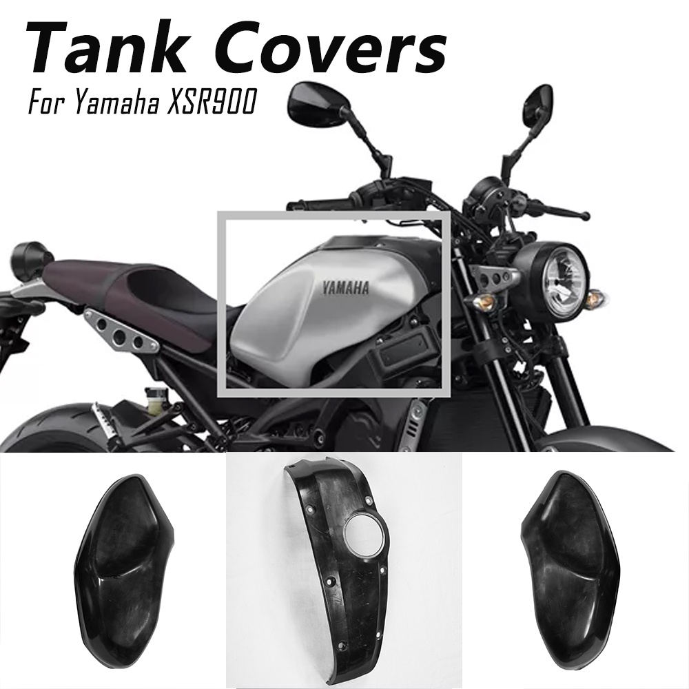 Xsr900 ด้านข้างถังครอบคลุม Cafe Racer สําหรับ Yamaha XSR 900 2016-2021 ...