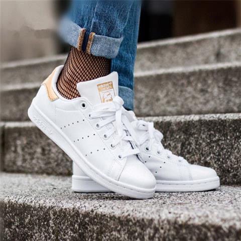 แฟชั่น Originals Stan Smith Unisex ผ้าใบสีขาวบุรุษและสตรีกีฬา รองเท้า ...