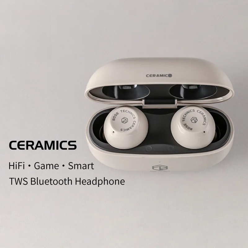 Rose Technics หูฟังอินเอียร์ บลูทูธไร้สาย HIFI TWS ควบคุมแบบสัมผัส | Shopee Thailand