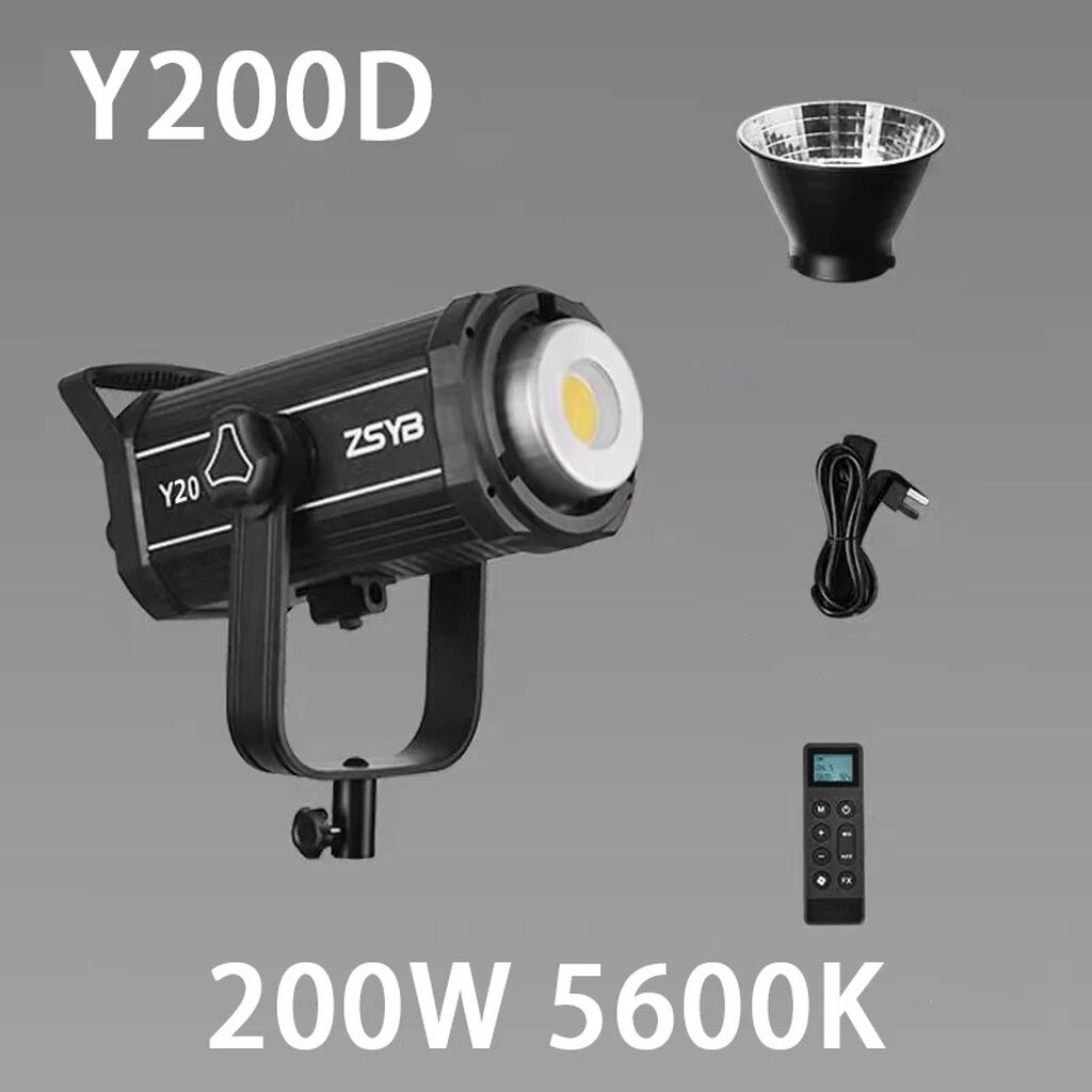 [พรีออเดอร์] ไฟสตูดิโอสำหรับถ่ายภาพและวีดีโอ ZSYB Y200D/Y200S Video ...