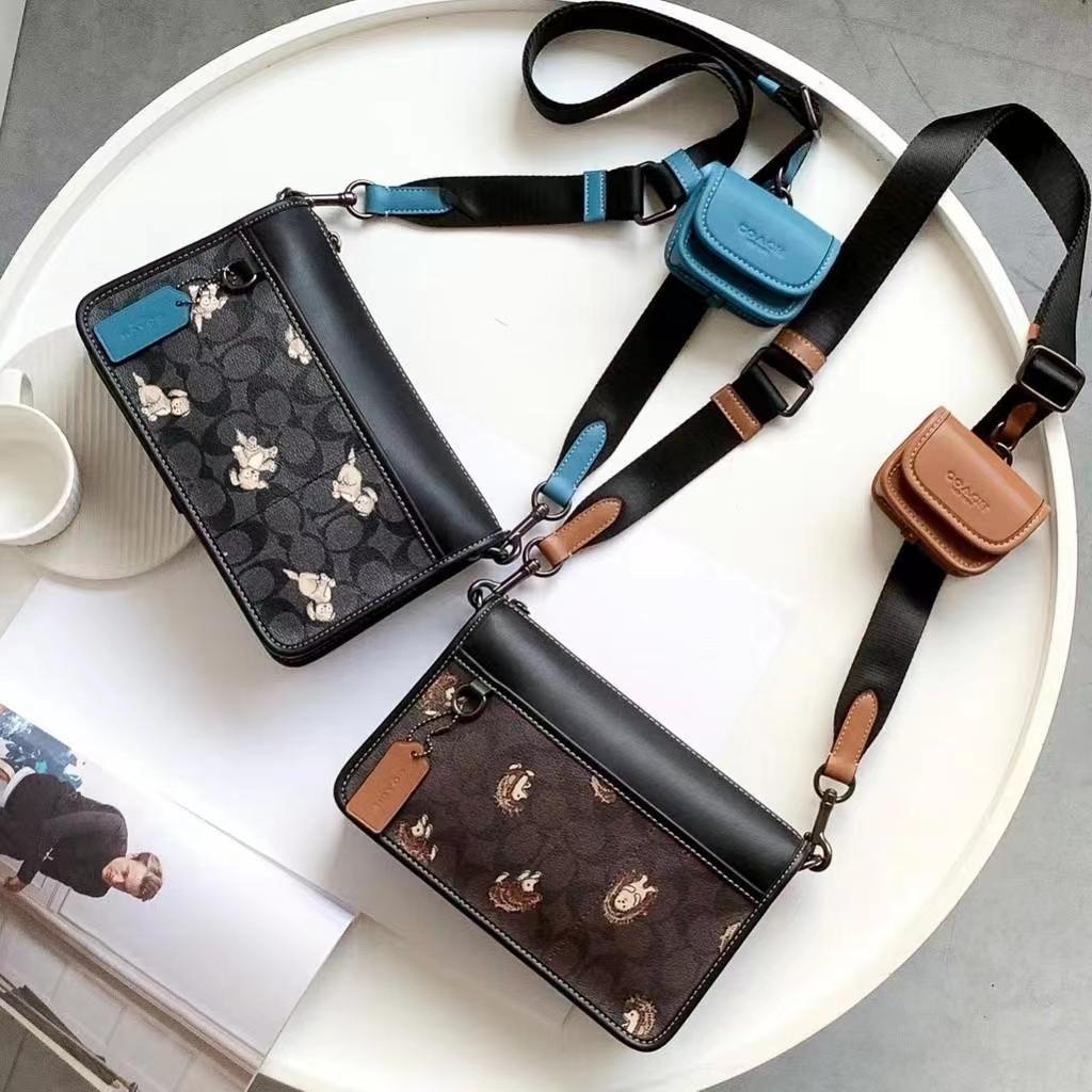 CC131 Heritage Convertible Crossbody Bag ผู้ชาย กระเป๋าสะพาย Coac h ...
