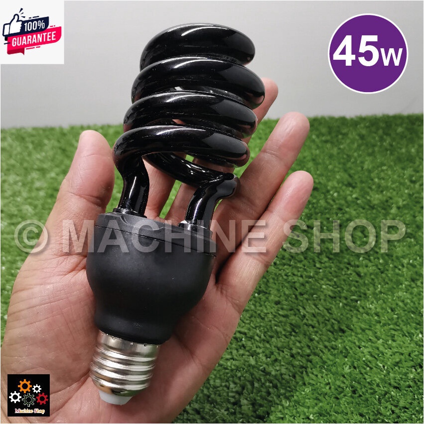 หลอดแมลงดา 200W 45วัตต์ ไฟล่อแมลง หลอดล่อแมลง หลอดสะท้อนแสง 20W 45W หลอดแล็คไลท์ E27 BLACKLIGHT ...