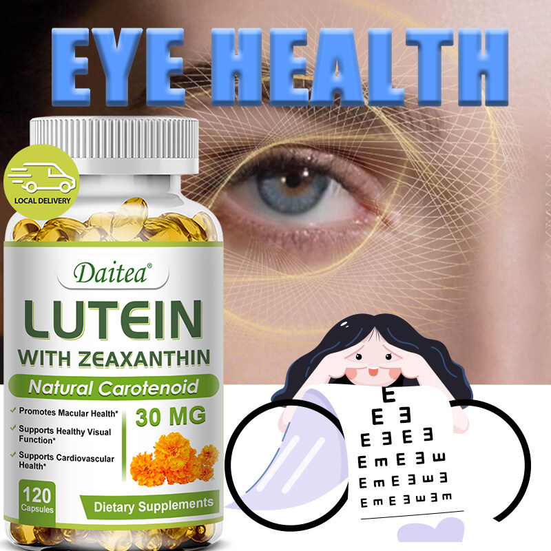 Daitea อาหารเสริมลูทีนและซีแซนธินออร์แกนิก - ส่งเสริมการทํางานของภาพและ ...