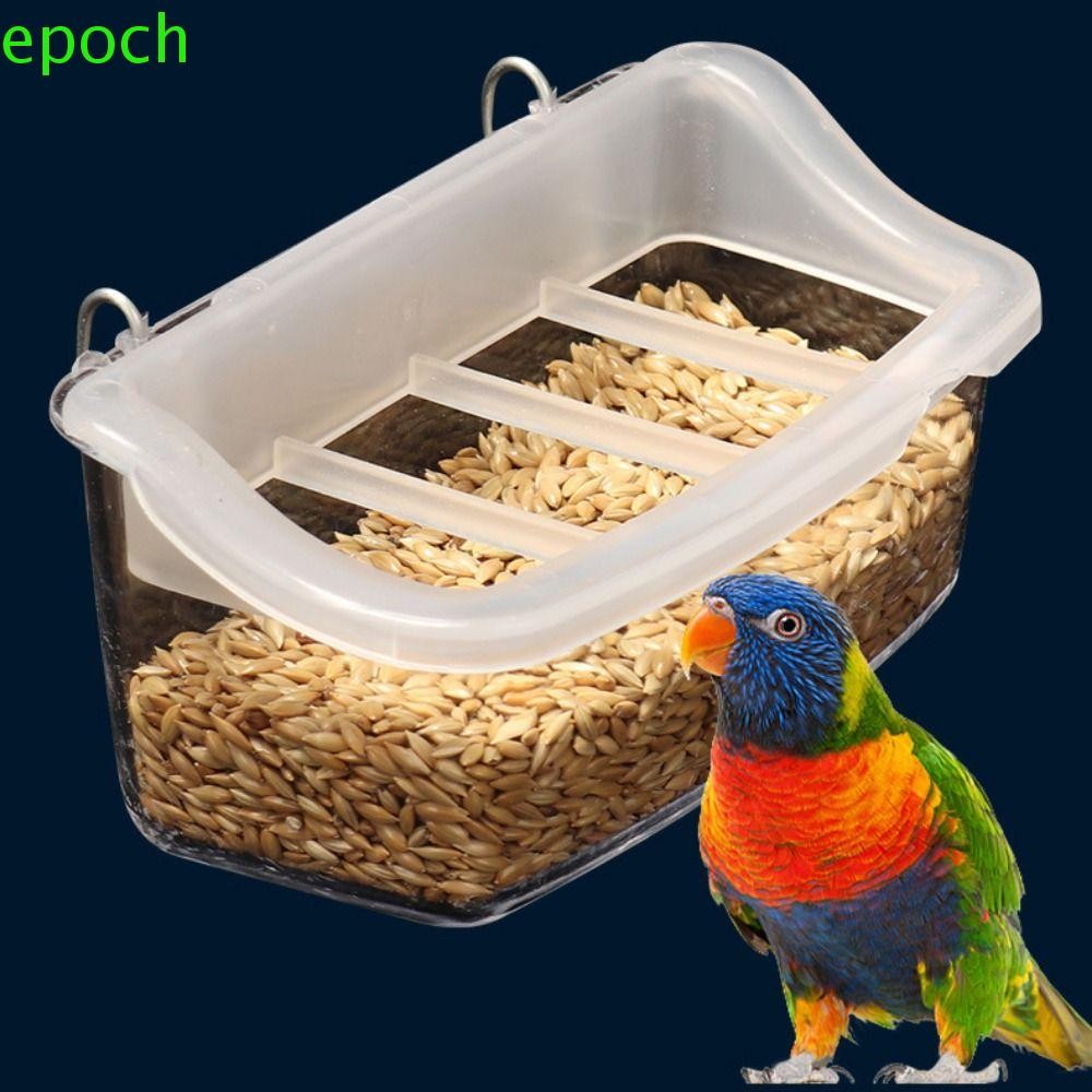 Epoch Parrot Feeder เครื่องดื่ม,แขวนโปร่งใสกล่องอาหารนก,นกแก้ว ...