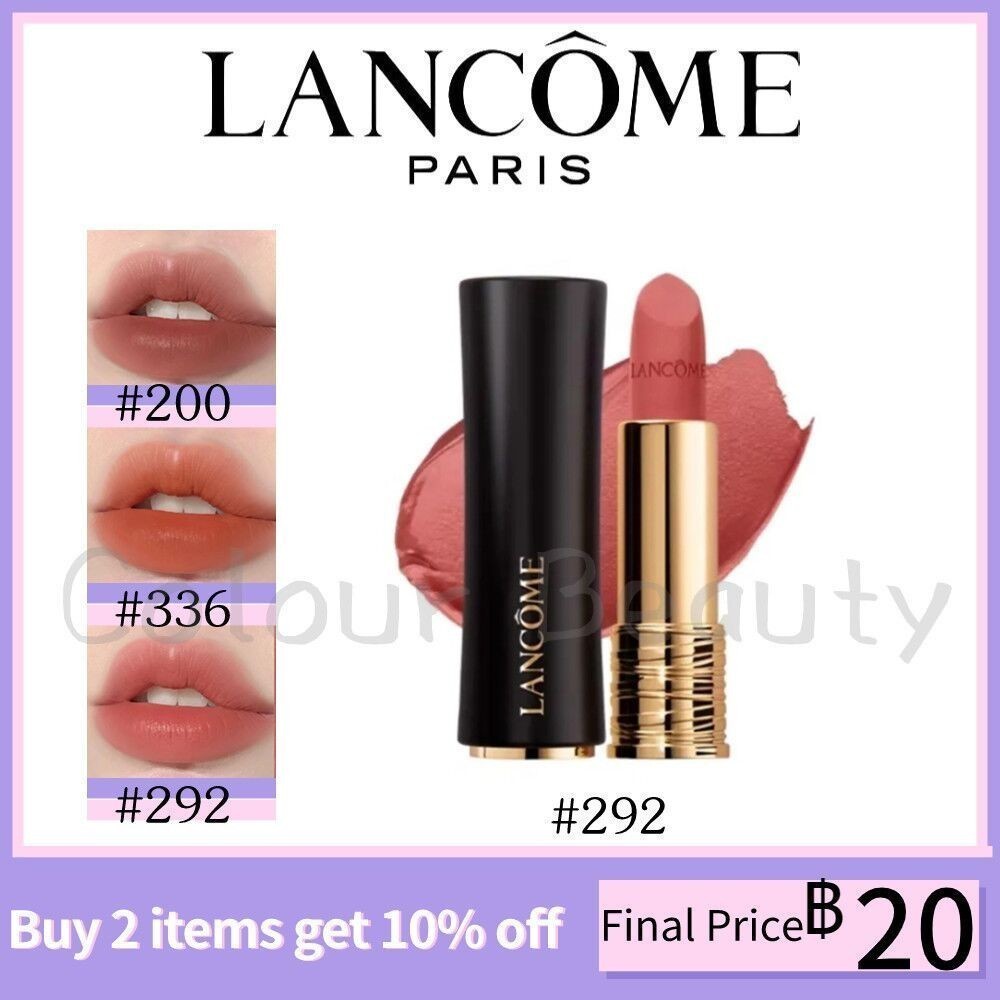 แท้ % 】 Lancôm L'Absolu Rouge Drama Matte Lipstick #200 #336 #271 #292 3.4g | Shopee Thailand