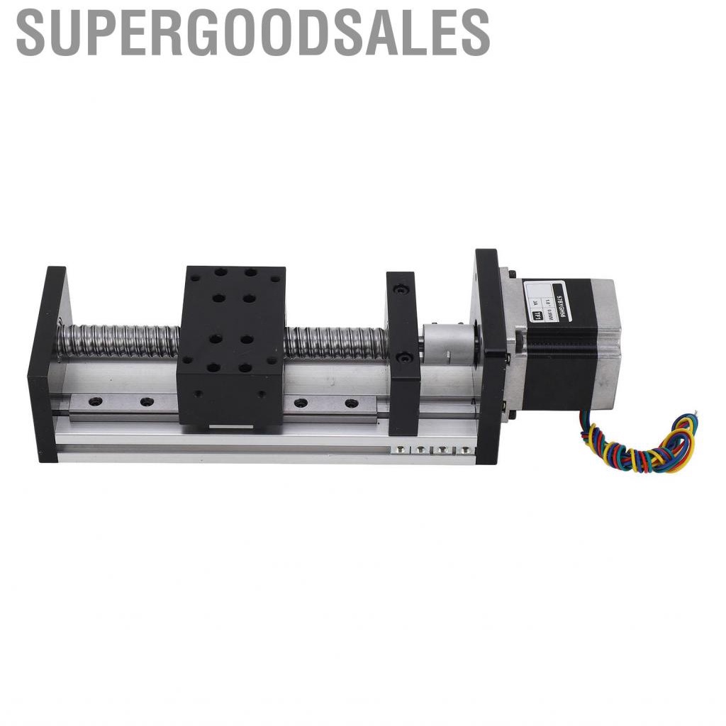 Supergoodsales Linear Rail Sliding Table Aluminum Alloy 100mm Stroke Double Track Stage Actuator ...