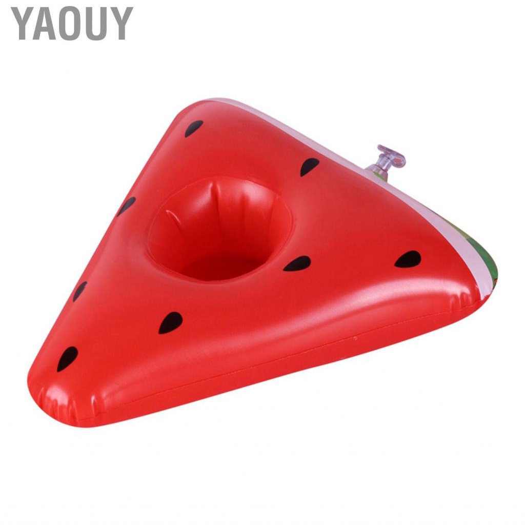 Yaouy Pool Drink Floats PVC Cute Fashion Space Saving Inflatable Holder ...