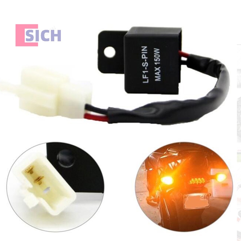 [Sich] ใหม่ รีเลย์ไฟเลี้ยว LED 2 Pin 12V สําหรับรถจักรยานยนต์ | Shopee ...