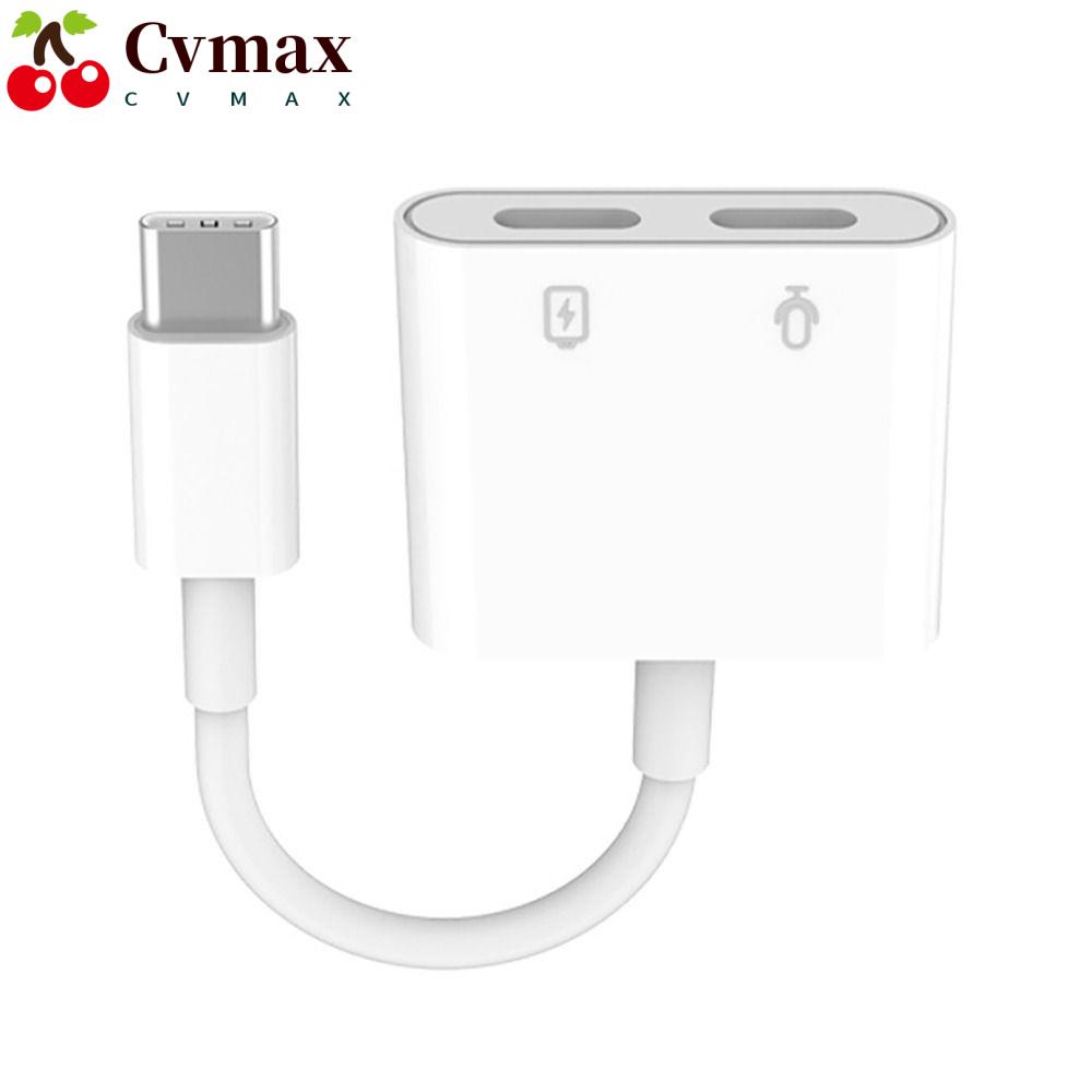 Cvmax อะแดปเตอร์แปลงสายเคเบิ้ล USB C เป็น USB C คู่ PD 60W Type C 2 in 1 สําหรับ iPhone 15 ...