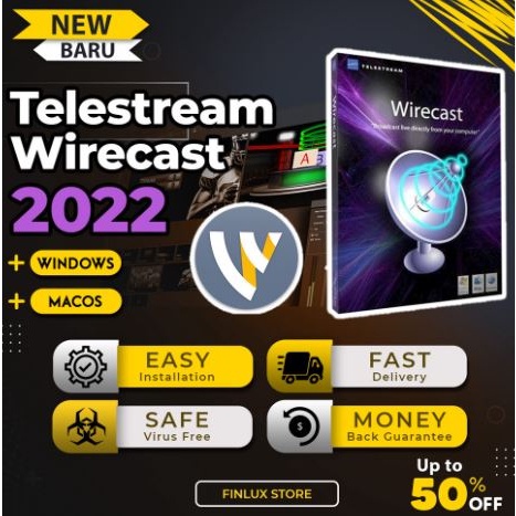 [พร้อมส่ง] Telestream Wirecast Pro 2022 Update v14.3.4 Lifetime For Windows & MacOS | Streaming ...