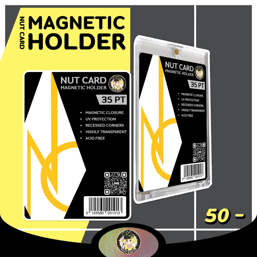 [NC]์Magnetic Card Holders 35pt กรอบแม่เหล็กใส่การ์ด กันUV | Shopee Thailand