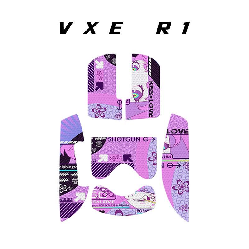 Vxe R1PRO MAX สติกเกอร์ติดเมาส์ กันลื่น ลายแมลงปอ มีกาวในตัว R1SE | Shopee Thailand