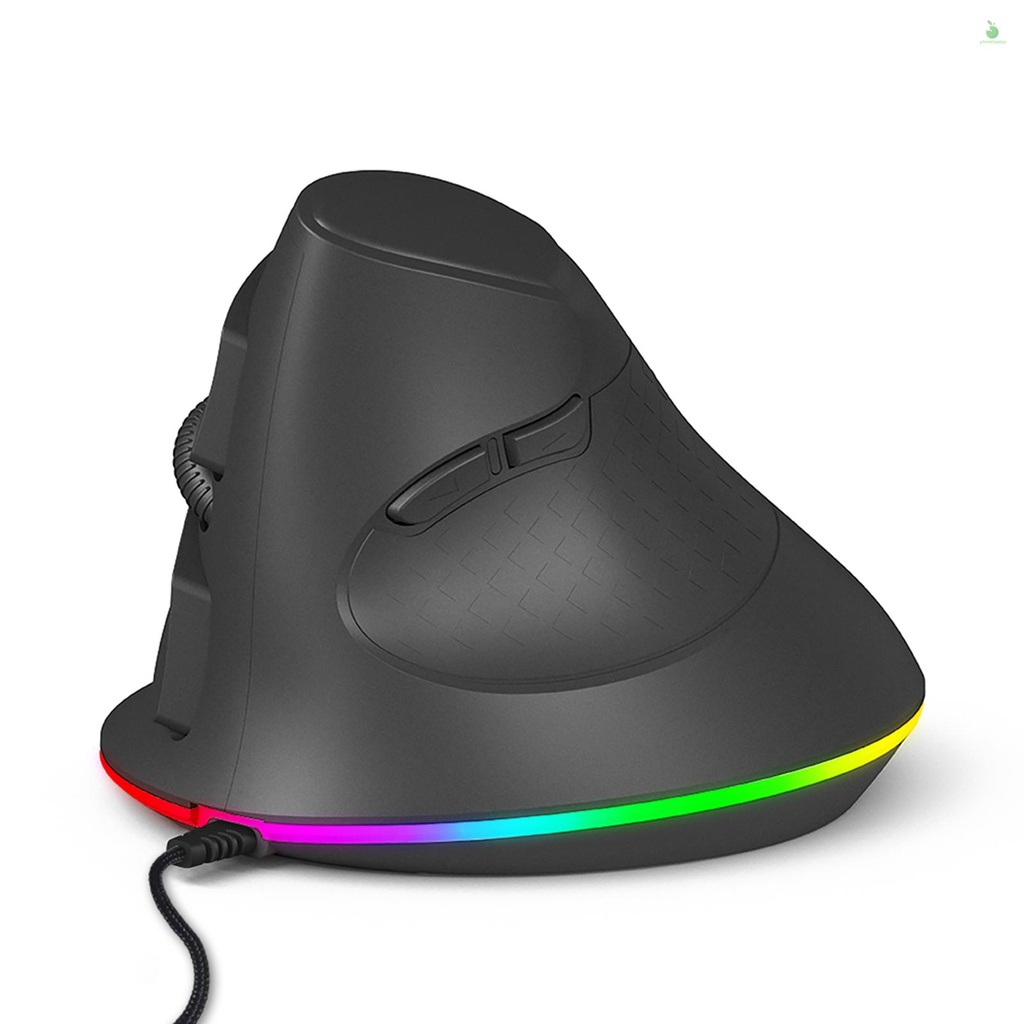 เมาส์เล่นเกม ออกแบบตามสรีรศาสตร์ พร้อมไฟ RGB สําหรับแล็ปท็อป ...