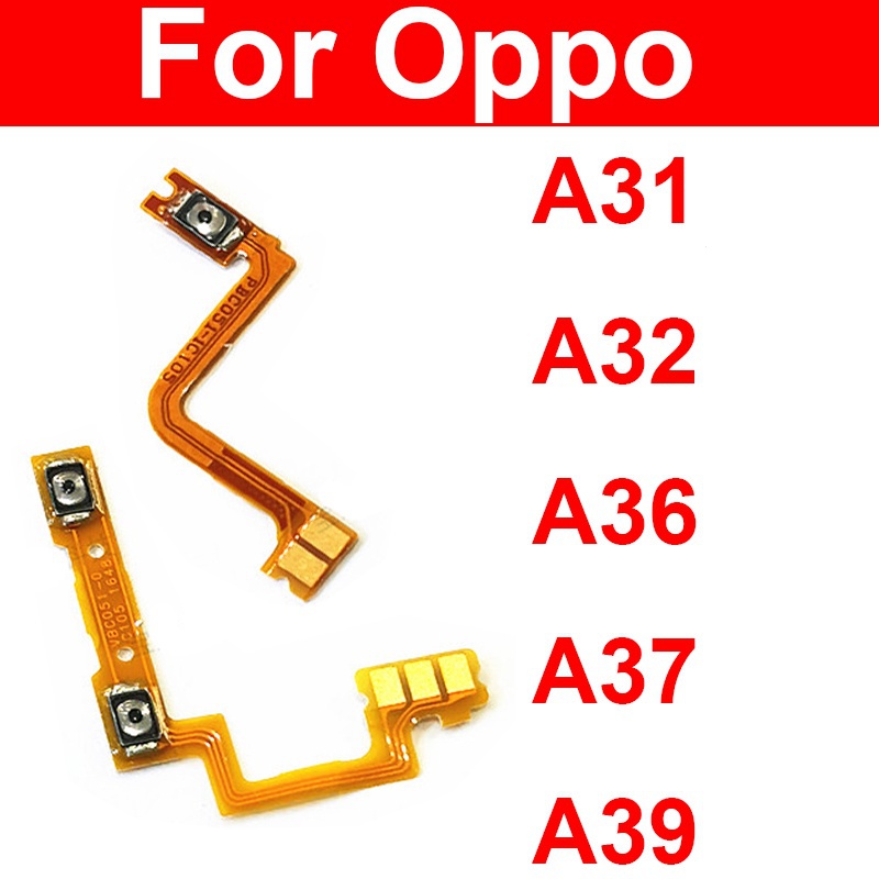 Power Volume Flex Cable สําหรับ OPPO A31 A32 A36 A37 A39 4G บน OFF ปุ่ม ...