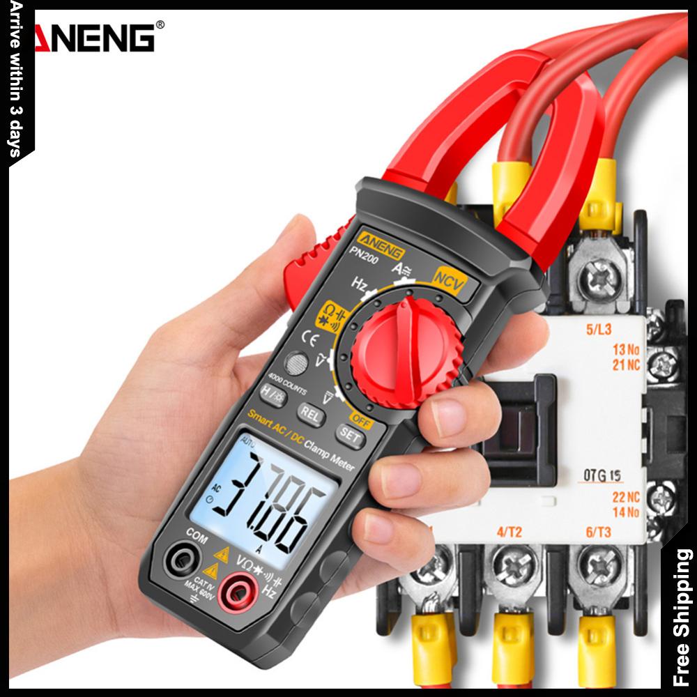 แคลมป์มิเตอร์ดิจิทัล DC/AC 600A มัลติมิเตอร์ แอมมิเตอร์ 4000 ครั้ง ...