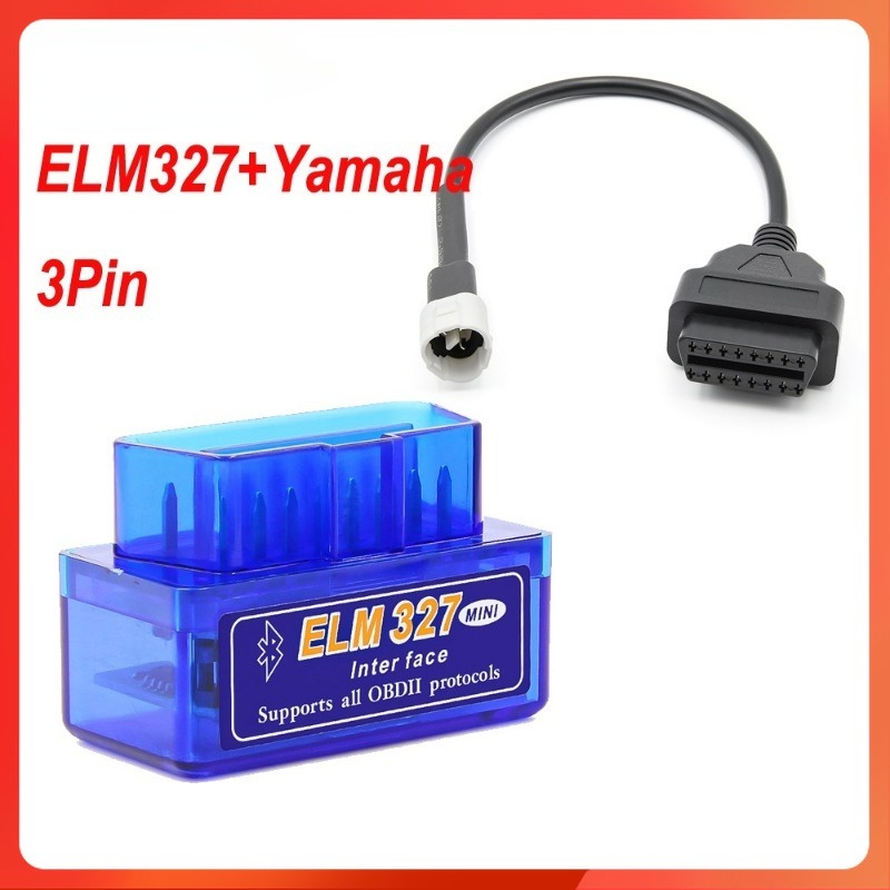 Rto ELM327 V2.1 อะแดปเตอร์สแกนเนอร์วินิจฉัยบลูทูธ OBD2 3Pin เป็น 16Pin ...