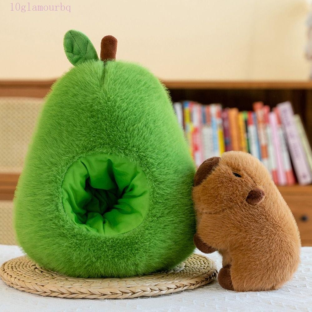 Glamourbq Avocado Capybara ของเล่นตุ๊กตา, จําลอง Capybara สัตว์ ...