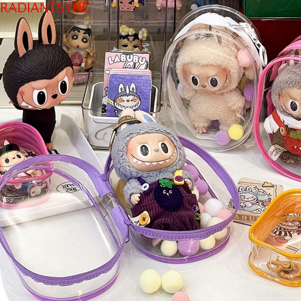 Radiantsync Labubu Time Doll Outsed Bag,โมดูลอวกาศแบบพกพา Crybaby Doll Display Bag,กล่องไข่ความ ...