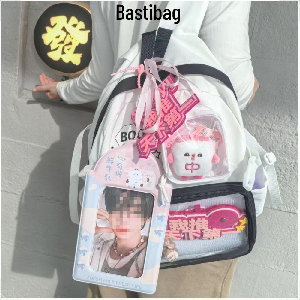 Bastibag โปสการ์ดผู้ถือบัตร,พร้อมริบบิ้น PVC Kpop Idol Photo Protection ...