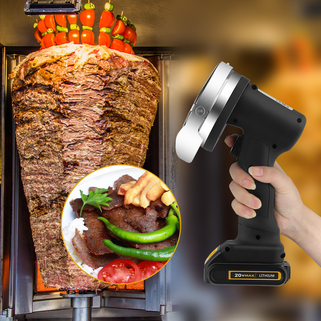 LOCAL Professional Cordless Electric Turkish Kebab Knife Portable ...