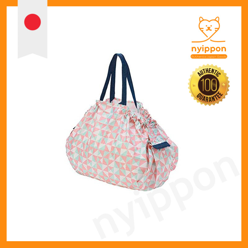 MARNA Shupatto Compact Bag L Triangle Eco Bag S419D that can be folded all at once. | Shopee ...