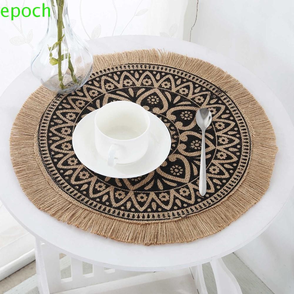 Epoch Table Placemat โต๊ะรับประทานอาหารสไตล์ตะวันออกกลางหัตถกรรม Anti ...