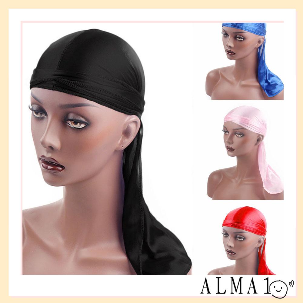 Alma Durag Cap Headwear ที่คาดผม ผ้าโพกศีรษะ แบบแข็ง | Shopee Thailand