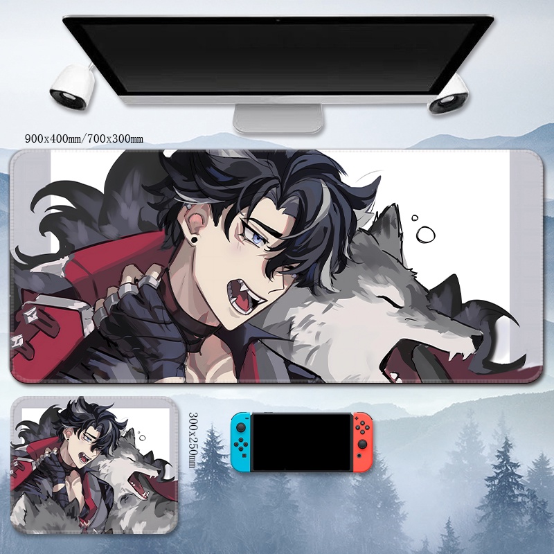 Neuvillette mouse pad Wriothesley computer keyboard pad Genshin Impact ...