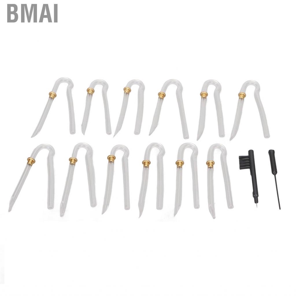 Bmai BTE Earmold Tubes With Metal Lock Professional Preformed Clear ...