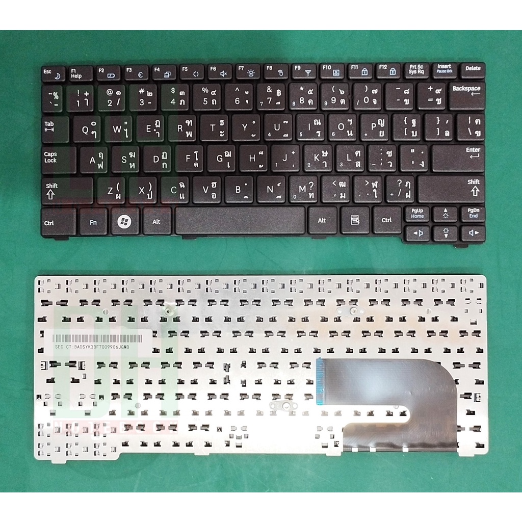 แป้นพิมพ์ คีย์บอร์ดโน๊ตบุ๊ค SAMSUNG NC140 NC10, ND10, N108, N140, NP10 ...
